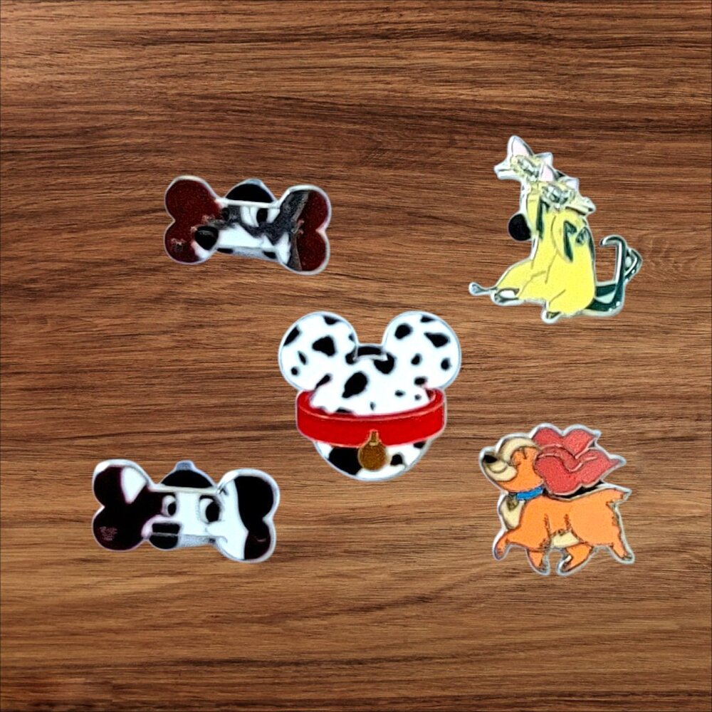 5 Dalmation & Lady And The Tramp Dog Disney Parks Tra… - Gem
